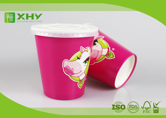 10oz Top dia 90mm Double PE Coated Disposable Paper Cup For Cold Drinks 350ml supplier