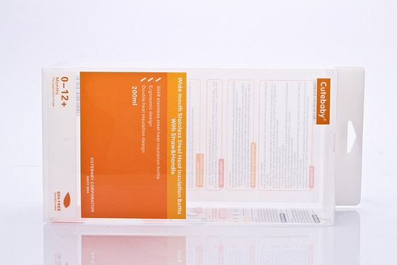 Custom Paper  pvc transparent box   for steroid glass bottle