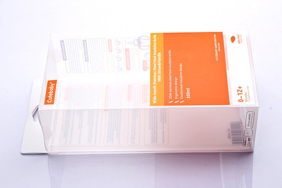 Custom Paper  pvc transparent box   for steroid glass bottle