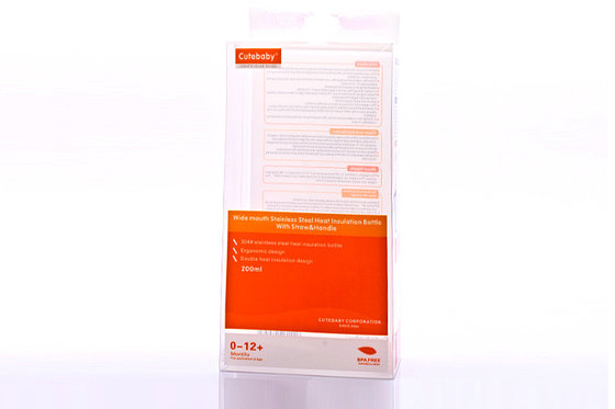 Custom Paper  pvc transparent box   for steroid glass bottle