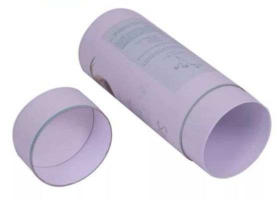 Customized Printing Cylinder Paper Tube Cardboard Packaging Boxes Round Paper Tube With EVA Insert For Glass Test Tube W