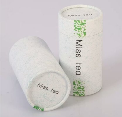 Customized Printing Cylinder Paper Tube Cardboard Packaging Boxes Round Paper Tube With EVA Insert For Glass Test Tube W