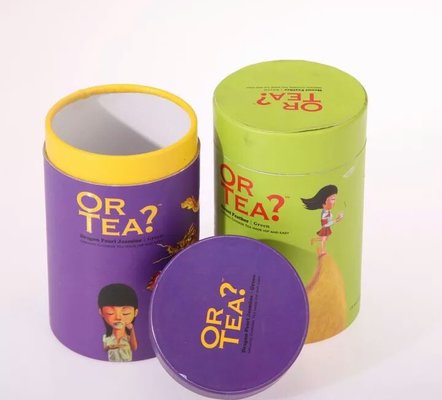 Customized Printing Cylinder Paper Tube Cardboard Packaging Boxes Round Paper Tube With EVA Insert For Glass Test Tube W