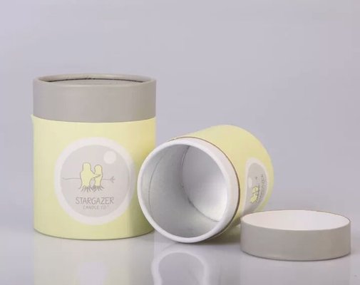 Customized Printing Cylinder Paper Tube Cardboard Packaging Boxes Round Paper Tube With EVA Insert For Glass Test Tube W