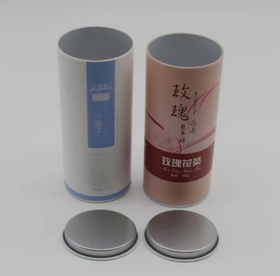 Customized Printing Cylinder Paper Tube Cardboard Packaging Boxes Round Paper Tube With EVA Insert For Glass Test Tube W
