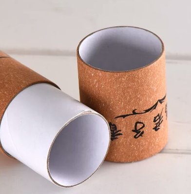 Customized Printing Cylinder Paper Tube Cardboard Packaging Boxes Round Paper Tube With EVA Insert For Glass Test Tube W