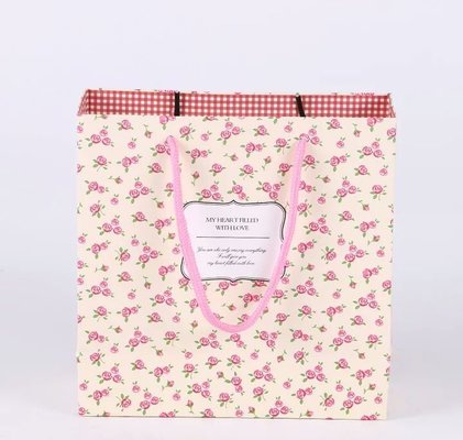 Custom Luxury Gift Garment Paper Shopping Bags With Logo Print