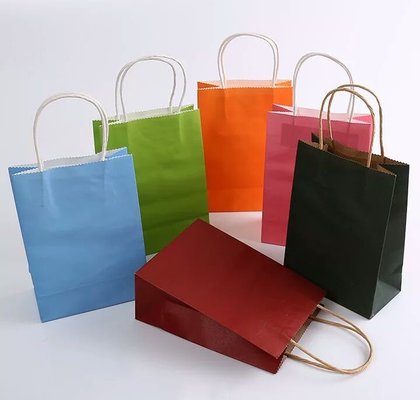 Custom Luxury Gift Garment Paper Shopping Bags With Logo Print