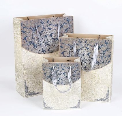 Custom Luxury Gift Garment Paper Shopping Bags With Logo Print