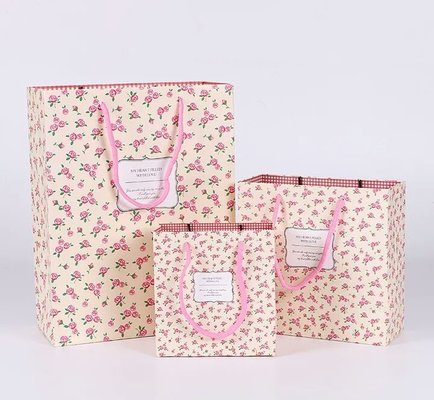 Custom Luxury Gift Garment Paper Shopping Bags With Logo Print