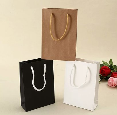 Custom Luxury Gift Garment Paper Shopping Bags With Logo Print