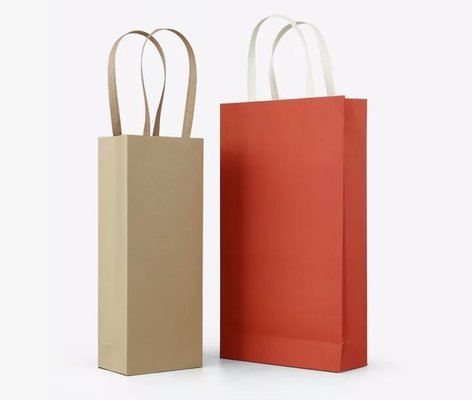 Custom Luxury Gift Garment Paper Shopping Bags With Logo Print
