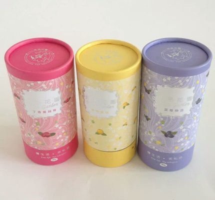 Customized Printingpaper tube box  Cardboard Packaging Boxes Round Paper Tube With EVA Insert For Glass Test Tube W
