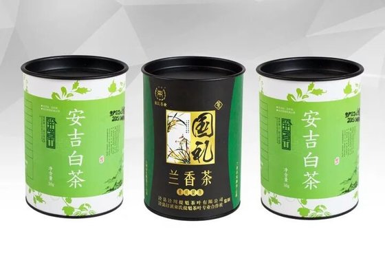 Customized Printing Cylinder Paper Tube Cardboard Packaging Boxes Round Paper Tube With EVA Insert For Glass Test Tube W