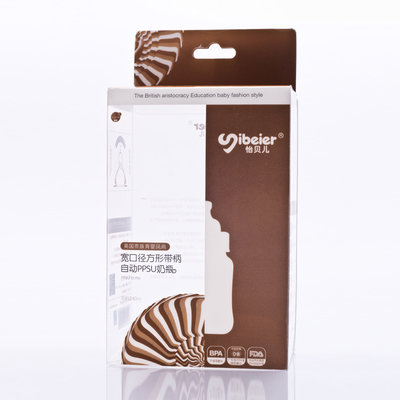 Custom Paper  pvc transparent box   for steroid glass bottle