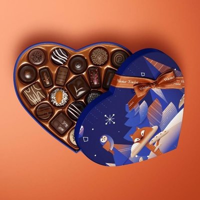 2024 Hot Sale Factory Customized Luxury Heart-Shaped Chocolate Gift Packaging Box