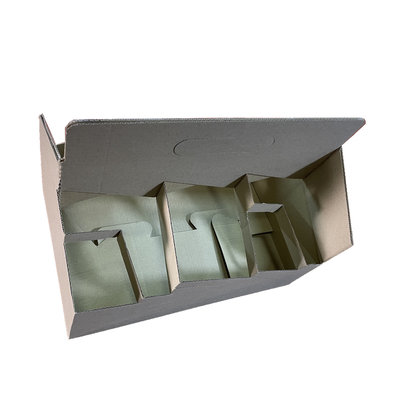 Goods in Stock Wholeasale Cheap Customized Printed Corrugated Paper 6 Coffee Cup Holder with Handle MOQ 100PCS