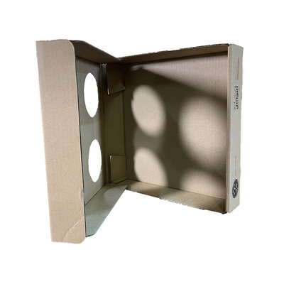 Goods in Stock Wholeasale Cheap Customized Printed Corrugated Paper 4 Coffee Cup Holder with Logo MOQ 100PCS