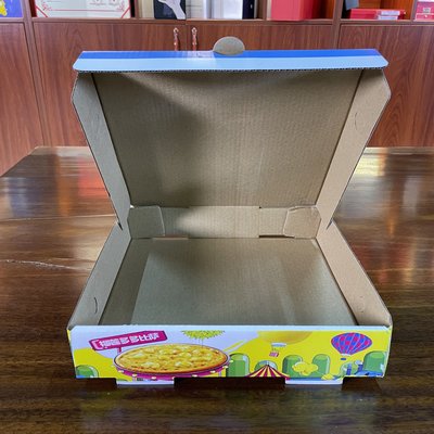 Goods in Stock Wholeasale Cheap Corrugated Kraft 8-12 Inch Pizza Box Food Packaging Box Pizza Packing Box, MOQ 100PCS