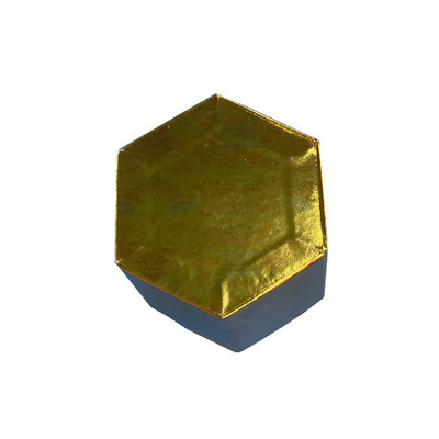 Wholesale Customized Luxury Hexagon Gold Stamping Ring/Jewelry/Necklace Packaging Gift Box Hardcover Packing Gift Box