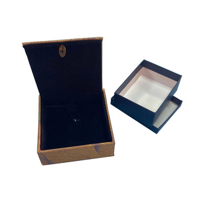 Wholesale Customized Luxury Satin Fabric Ring/Jewelry/Necklace Packaging Gift Box Hardcover Packing Gift Box with Fring