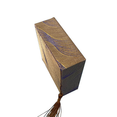 Wholesale Customized Luxury Satin Fabric Ring/Jewelry/Necklace Packaging Gift Box Hardcover Packing Gift Box with Fring