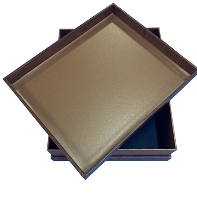 Wholeasale Customized High Quality Imitation Wood Pattern Gift Packaging Box Hardcover Packing Box with Logo