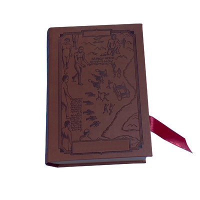 Wholesale Customized Luxury High Quality Book-Shaped Hardcover Gift Packaging Box Book Packaging Box with Ribbon