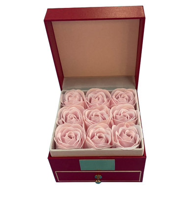 Wholesale Customized Luxury Double-Deck Drawer Hardcover Gift Packaging Box Jewelry Packaging Box for Valentine′s Day