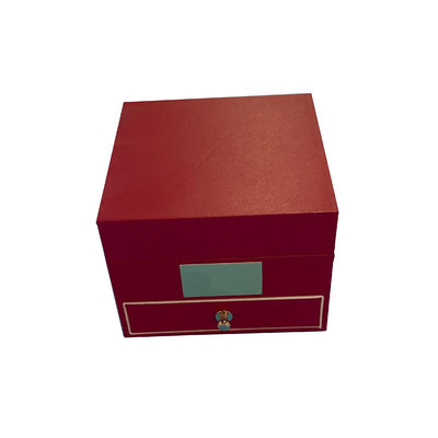 Wholesale Customized Luxury High Quality Double-Deck Drawer Type Hardcover Gift Packaging Box Jewelry Packaging Box
