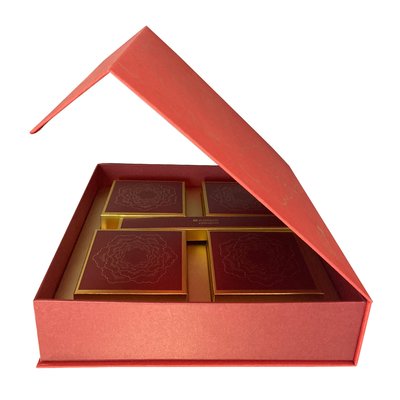 Customized Logo Printed Luxury Cardboard Paper Magnetic Mooncake Gift Box Food Chocolate Macaroon Cookie Packing Box