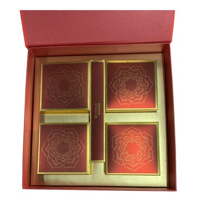 Customized Logo Printed Luxury Cardboard Paper Magnetic Mooncake Gift Box Food Chocolate Macaroon Cookie Packing Box