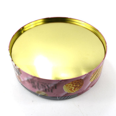 Wholesale Customized Round Nested Christmas Gift Tin Set Chocolate Biscuit Cookie Tin