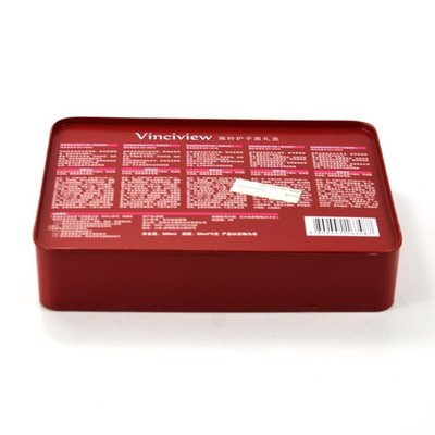 Custom Luxury Fancy Perfume Lipstic Makeup Facial Mask Metal Packing Tin Packing Box Cosmetic Packaging