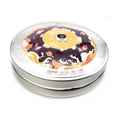 2024 Hot Sale Custom Bespoke Gift/Food/Chocolate Metal Packaging Case Round Biscuit Cookie Tin Can Box