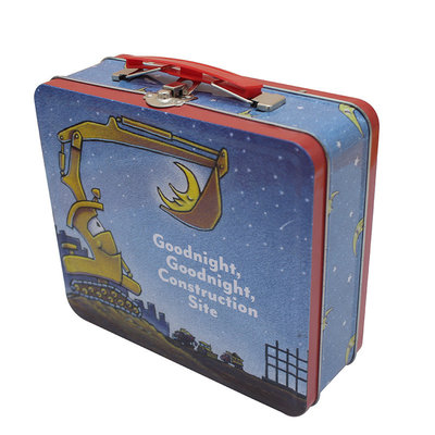 Wholesale Custom Best Price Candy Cookie Chocolate Metal Gift Packaging Gift Box with Handle