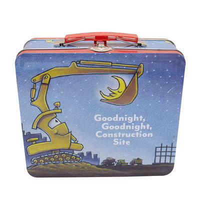 Wholesale Custom Best Price Candy Cookie Chocolate Metal Gift Packaging Gift Box with Handle