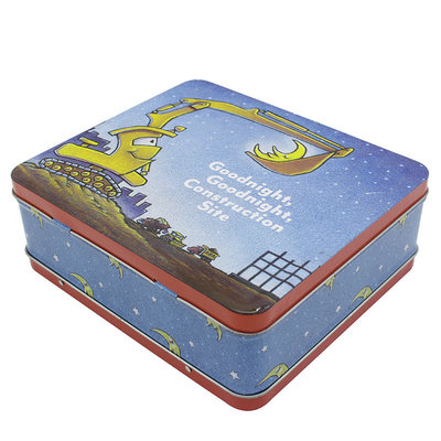 Wholesale Custom Best Price Candy Cookie Chocolate Metal Gift Packaging Gift Box with Handle