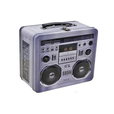 Custom Irregular Fancy Radio Shape Gift Candy Toy Package Tin Box Cookies Tinplate Packaging