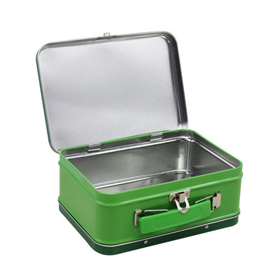 China Factory Custom Tinplate Container Rectangular Gift Metal Packaging Candy Chocolate Cookie Cartoon Lunch Tin Box