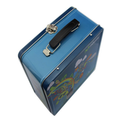 Wholesale Custom Best Price Candy Cookie Chocolate Metal Gift Packaging Gift Box with Handle