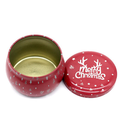 Wholesale Home Fragrance Fashion Fancy Santa Claus Snowflake Snowman Christmas Decoration Scented Tin Candle Gift Set