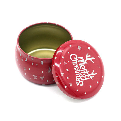 Wholesale Home Fragrance Fashion Fancy Santa Claus Snowflake Snowman Christmas Decoration Scented Tin Candle Gift Set