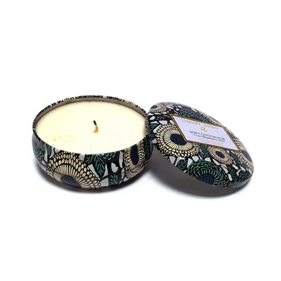 Manufacturer Custom Tinplate Vessel Container Red Low Price Metal Can/Box Packaging Flower Candle Tin Jar for Candle