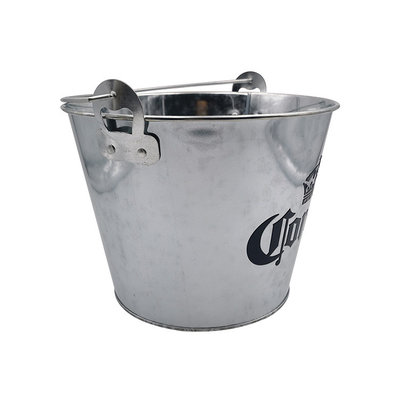 Wholesale Factory Customized Logo Corona Extra Quality Metal Tin Galvanized Ice Bucket for Beer