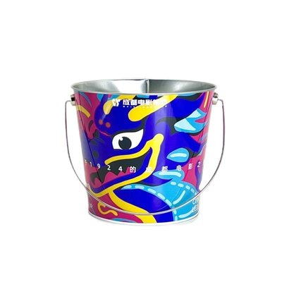 Factory Export Custom Metal Tin Ice Bucket/Galvanized Iron Beer Ice Cube Bucket with Bottle Opener