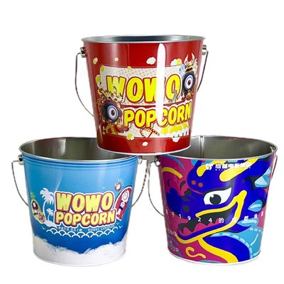 Factory Export Custom Metal Tin Ice Bucket/Galvanized Iron Beer Ice Cube Bucket with Bottle Opener