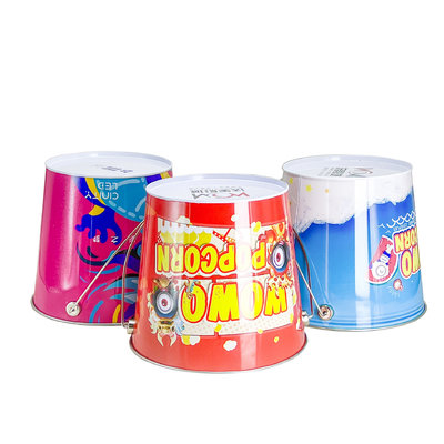Factory Export Custom Metal Tin Ice Bucket/Galvanized Iron Beer Ice Cube Bucket with Bottle Opener