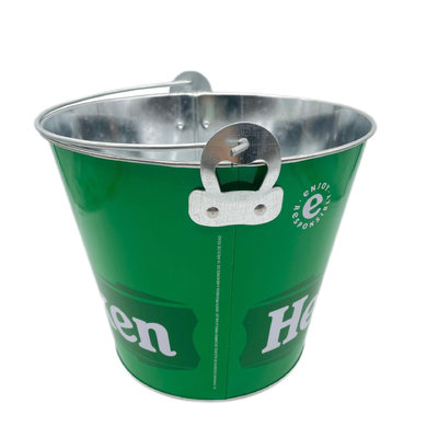 Wholesale Custom Large Gallon Beer Wine Metal Ice Galvanized Tin Beverage Bucket for Parties