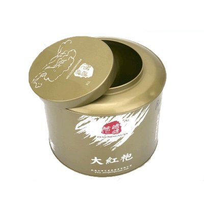 Wholesale Custom Metal Tea Canister Food Packaging Box Round Can Tea Tin Packaging Box